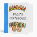 kindergarten Notebook Binder | Zazzle