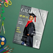 Kindergarten Pre-School Graduation Magazine Cover Invitation | Zazzle