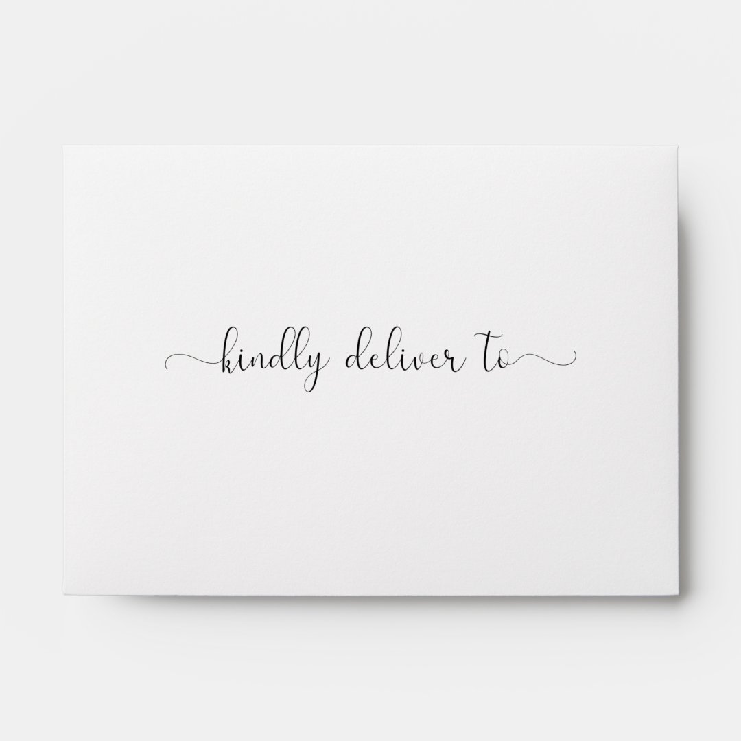 Kindly Deliver To | Envelope | Zazzle