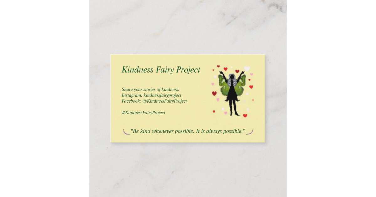 Kindness Fairy Cards | Zazzle