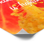 Kindness Inspirational Poster Quote Plato Hibiscus | Zazzle