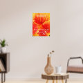 Kindness Inspirational Poster Quote Plato Hibiscus | Zazzle