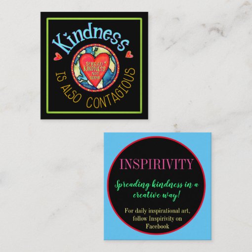 “Kindness is Also Contagious” Kindness Cards | Zazzle