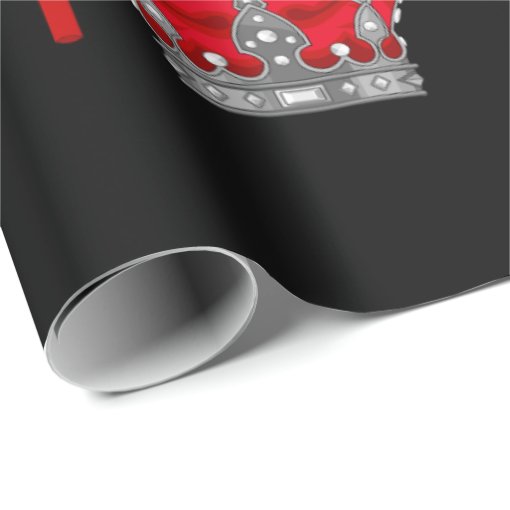 King and Queen Crowns Royal Fashion Art Wrapping Paper | Zazzle
