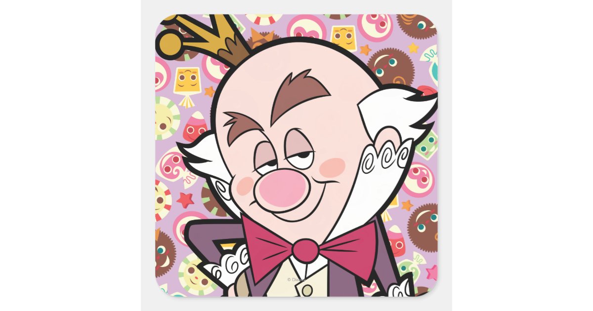 King Candy 2 Square Sticker | Zazzle