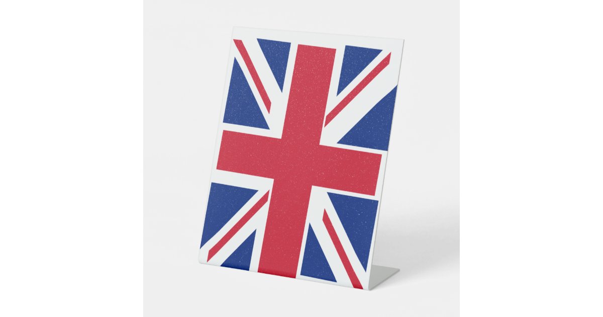 King Charles Coronation British Royal Monarch Flag Pedestal Sign | Zazzle
