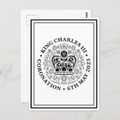 King Charles III British Coronation Emblem Postcard | Zazzle