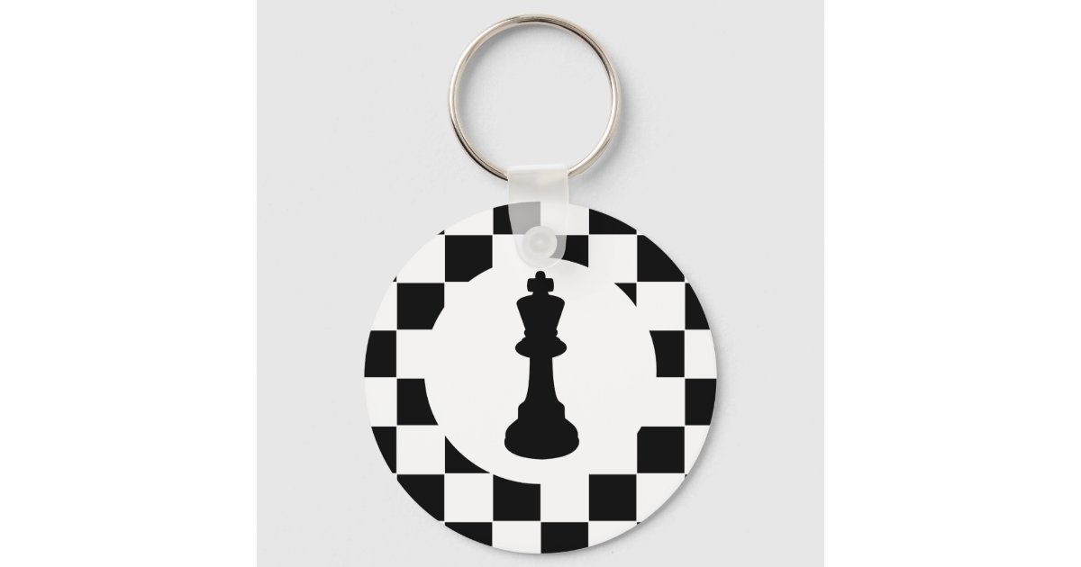 King Chess Piece - Keychain - Chess Party Favors | Zazzle