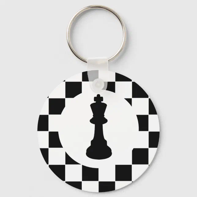 King Chess Piece - Keychain - Chess Party Favors | Zazzle