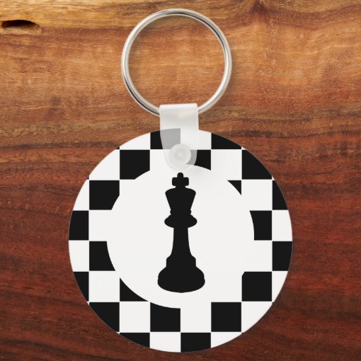 King Chess Piece - Keychain - Chess Party Favors | Zazzle
