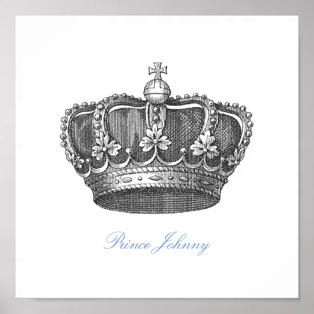 King Crown Poster | Zazzle