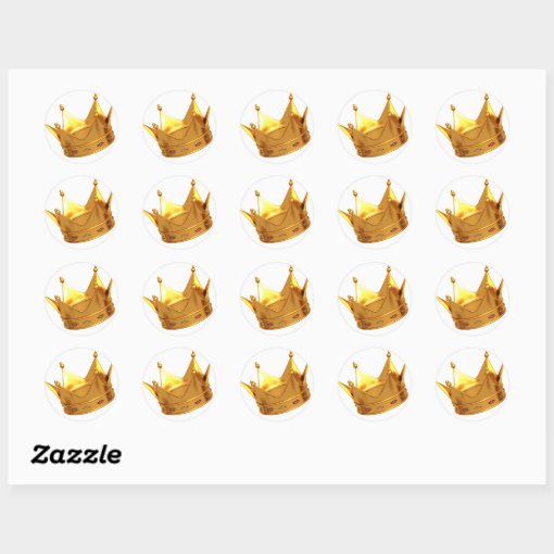 King Crown Sticker | Zazzle