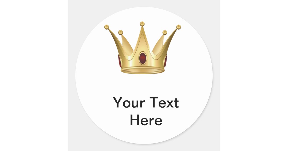 King Crown Sticker Pack | Zazzle