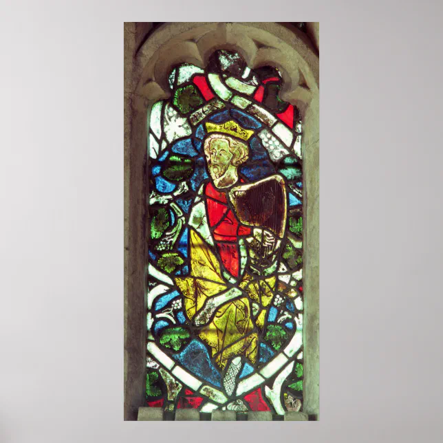 King David, 14th century Poster | Zazzle