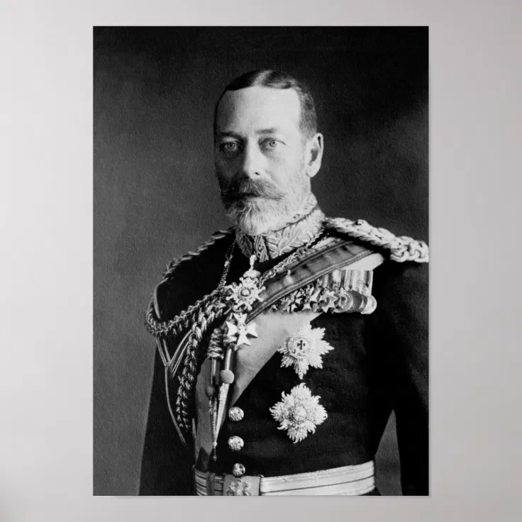 King George Portrait - 1923 Poster | Zazzle