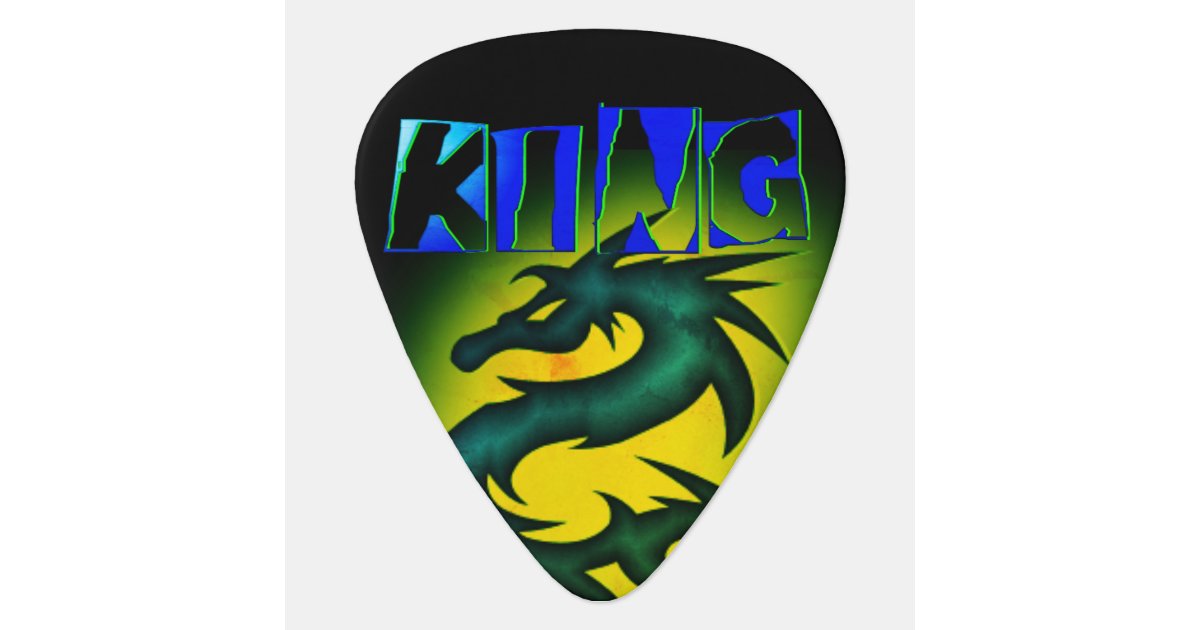 King Guitar Pick | Zazzle