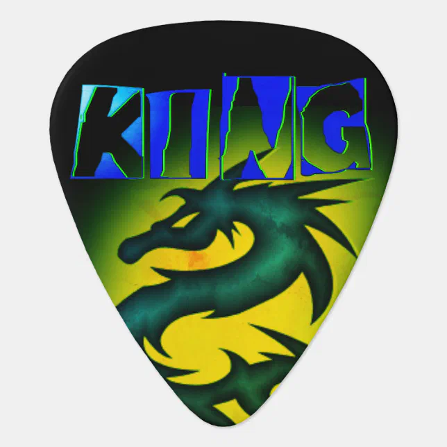 King Guitar Pick | Zazzle