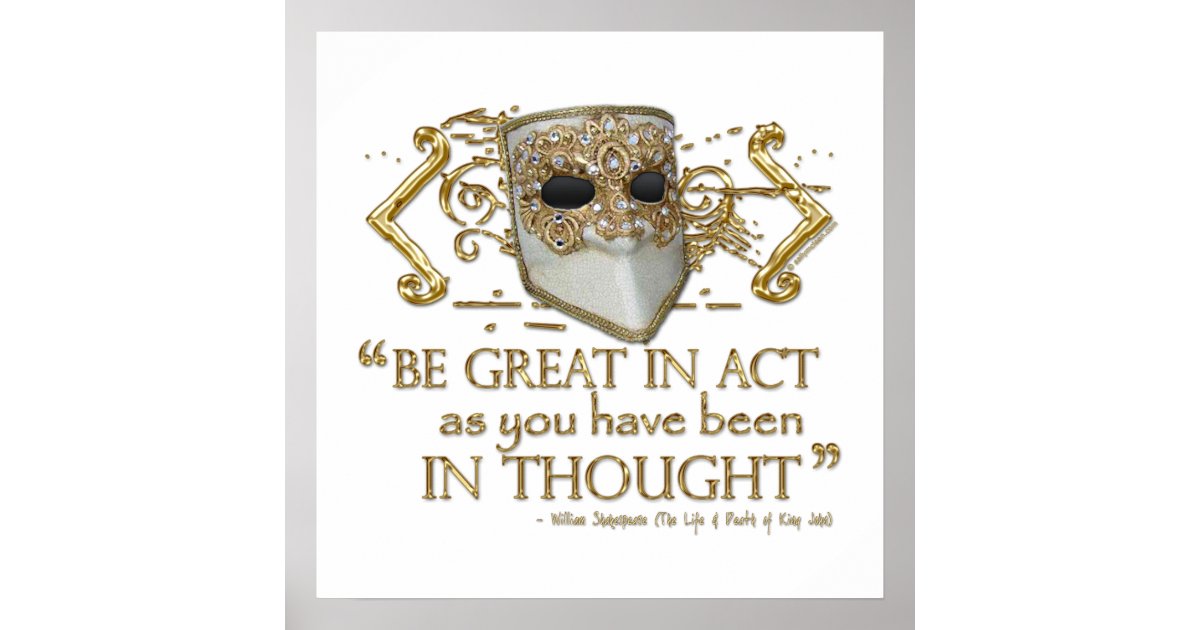King John Quote (Gold Edition) Poster | Zazzle