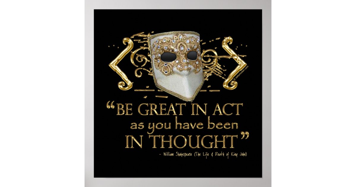 King John Quote (Gold Edition) Poster | Zazzle