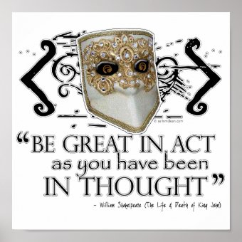 King John Quote Poster | Zazzle