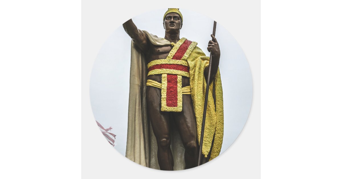 King Kamehameha Classic Round Sticker | Zazzle