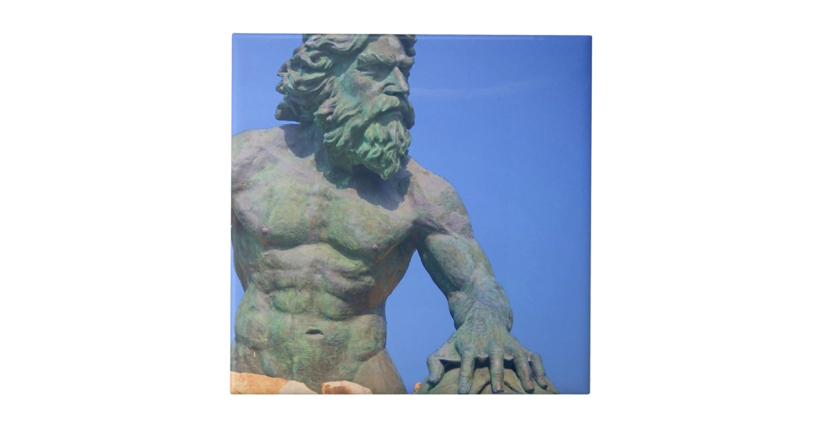King Neptune by Shirley Taylor Tile | Zazzle
