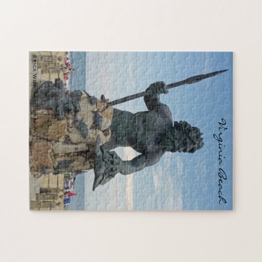 King Neptune in Virginia Beach Jigsaw Puzzle | Zazzle