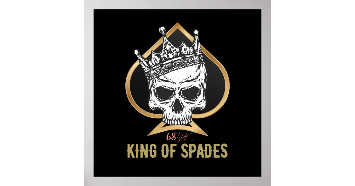 King of spades poster | Zazzle