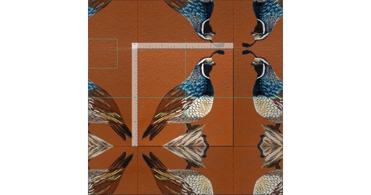 King Quail Fabric | Zazzle.com