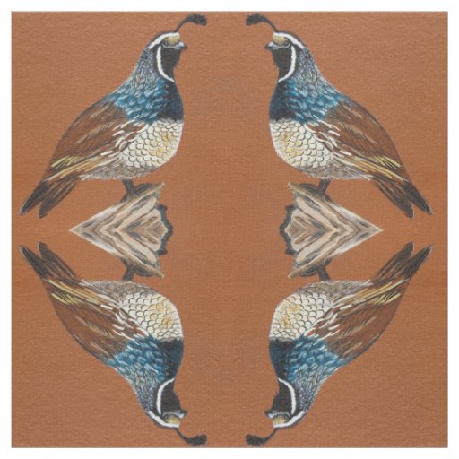 King Quail Fabric | Zazzle.com