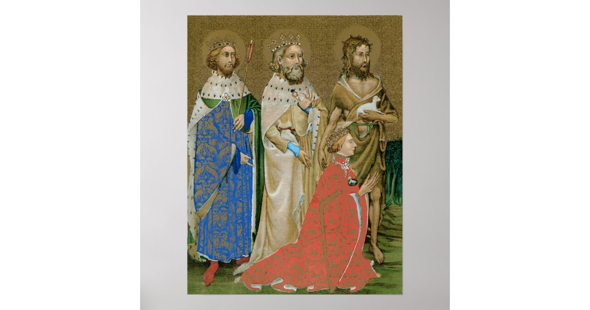 King Richard II - Wilton Diptych Poster | Zazzle