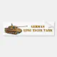 KING TIGER BUMPER STICKER | Zazzle