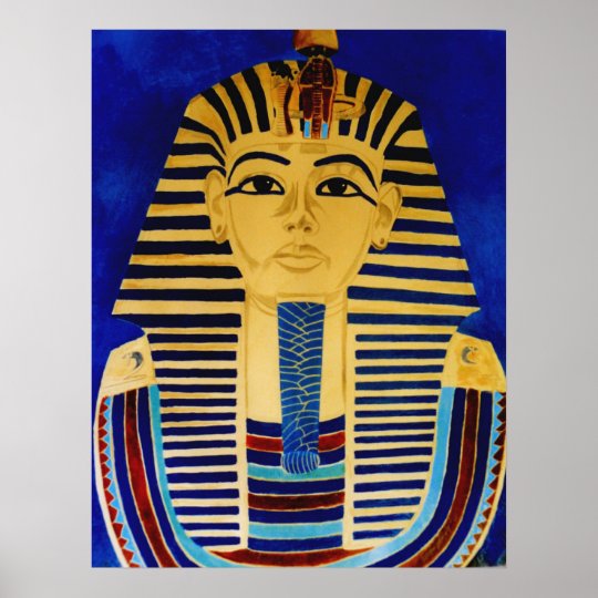 King Tut Tutankhamun Ancient Egypt Art Print | Zazzle.com