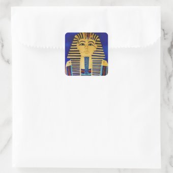King Tut Tutankhamun art sticker | Zazzle