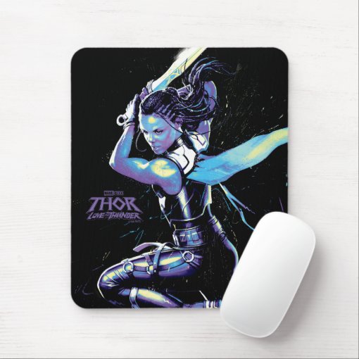 King Valkyrie Illustrated Character Art Mouse Pad | Zazzle