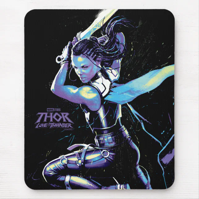 King Valkyrie Illustrated Character Art Mouse Pad | Zazzle