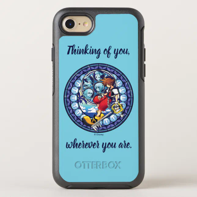 Kingdom Hearts | Blue Stained Glass Key Art Otterbox iPhone Case | Zazzle