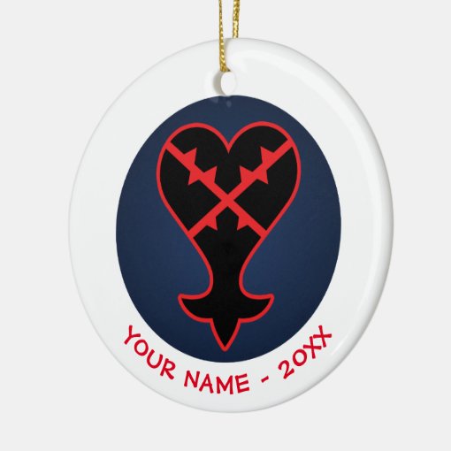 Kingdom Hearts | Emblem Heartless Symbol Ceramic Ornament | Zazzle
