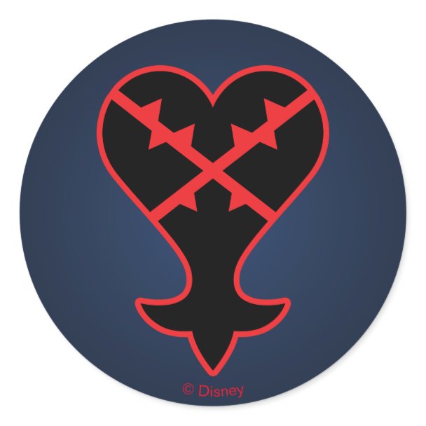 Kingdom Hearts | Emblem Heartless Symbol Fabric | Zazzle