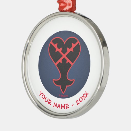 Kingdom Hearts | Emblem Heartless Symbol Metal Ornament | Zazzle