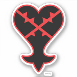 Kingdom Hearts | Emblem Heartless Symbol Sticker | Zazzle