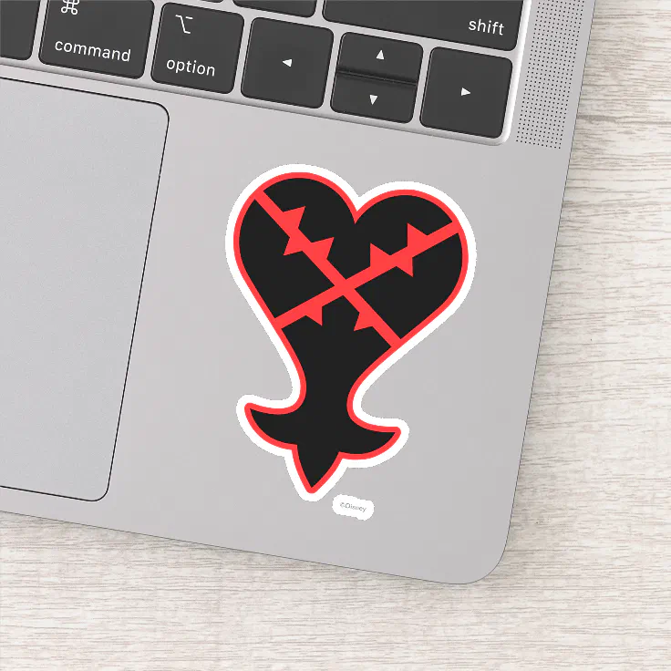 Kingdom Hearts | Emblem Heartless Symbol Sticker | Zazzle