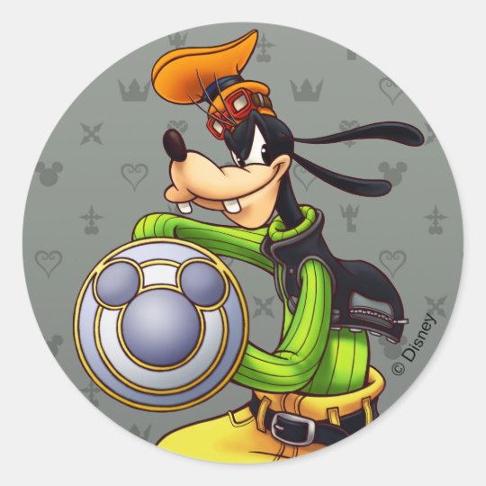 Kingdom Hearts | Royal Knight Captain Goofy Classic Round Sticker ...