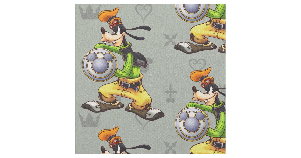 Kingdom Hearts | Royal Knight Captain Goofy Fabric | Zazzle