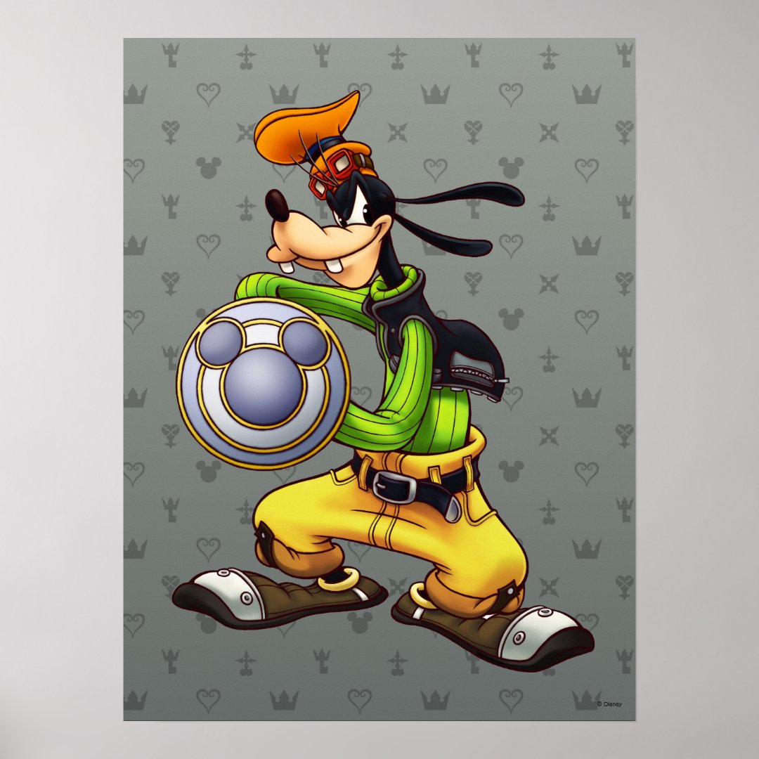 Kingdom Hearts | Royal Knight Captain Goofy Poster | Zazzle