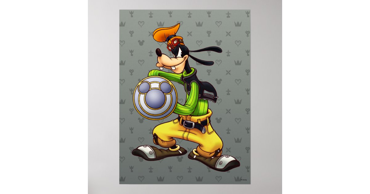 Kingdom Hearts | Royal Knight Captain Goofy Poster | Zazzle