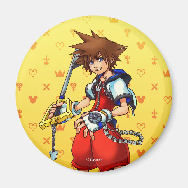 Kingdom Hearts | Sora Character Illustration Magnet | Zazzle