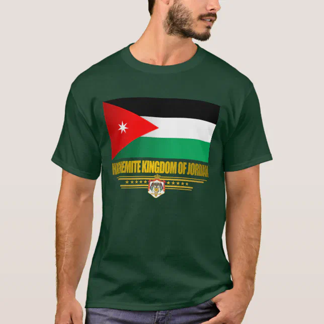 Kingdom of Jordan Flag T-Shirt | Zazzle