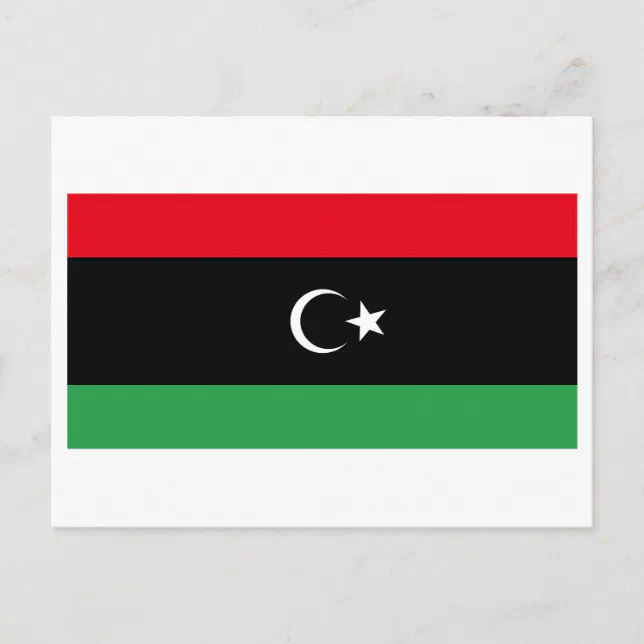 Kingdom of Libya Flag (1951-1969) Postcard | Zazzle