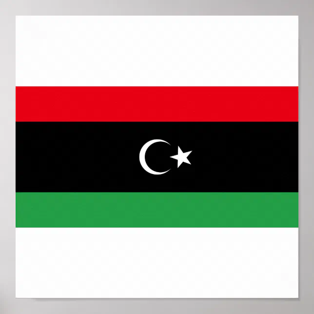 Kingdom of Libya Flag (1951-1969) Poster | Zazzle